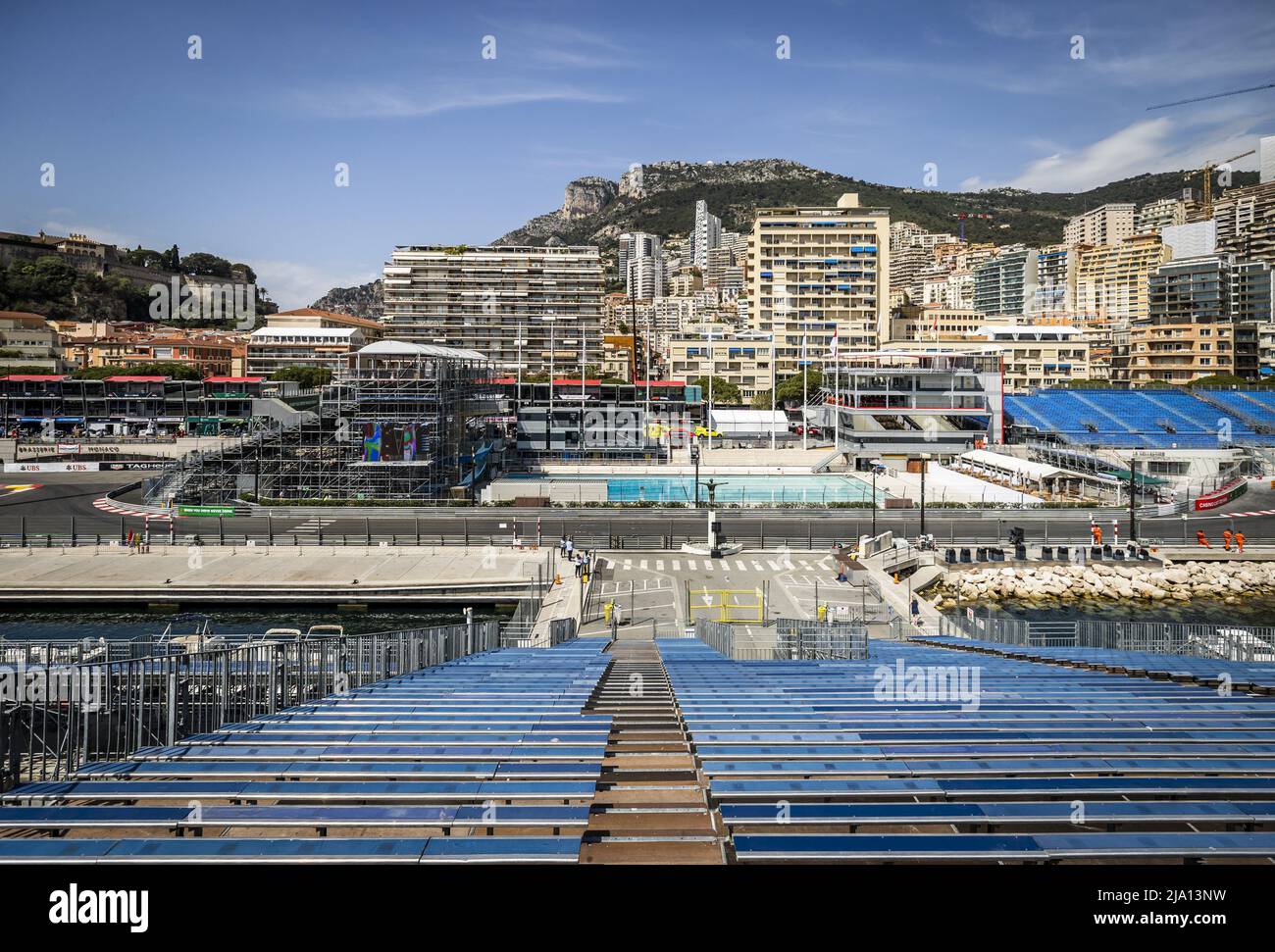 2022-05-26 11:31:04 MONTE-CARLO - The F1 circuit of Monaco ahead of the ...