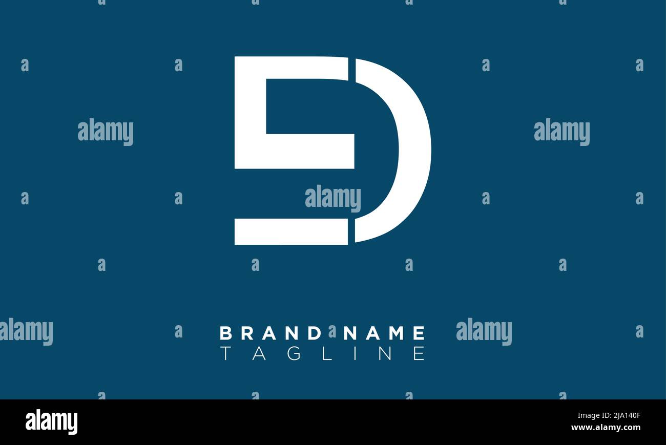 ED Alphabet letters Initials Monogram logo Stock Vector Image & Art - Alamy