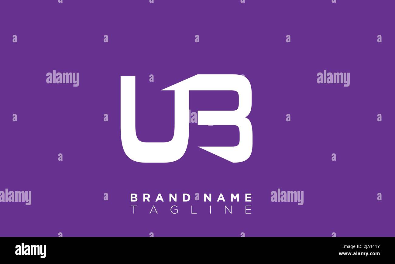 UB Alphabet letters Initials Monogram logo Stock Vector Image & Art - Alamy
