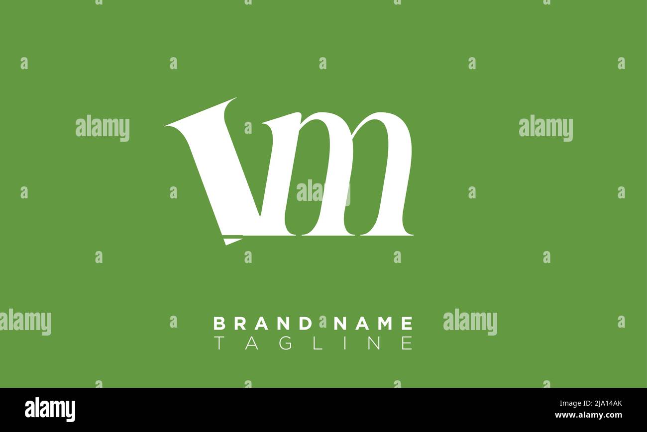VM Alphabet letters Initials Monogram logo Stock Vector Image & Art - Alamy