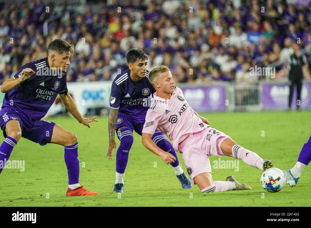 Orlando, Florida, USA, May 25, 2022, Inter Miami player Bryce Duke #22 ...