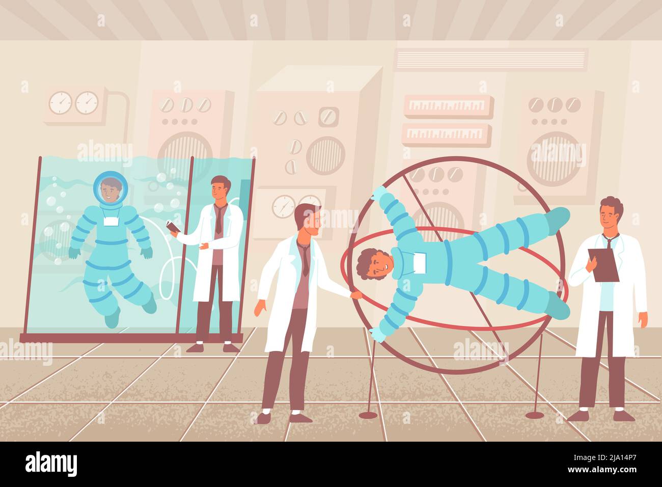 Gravity simulator Stock Vector Images - Alamy