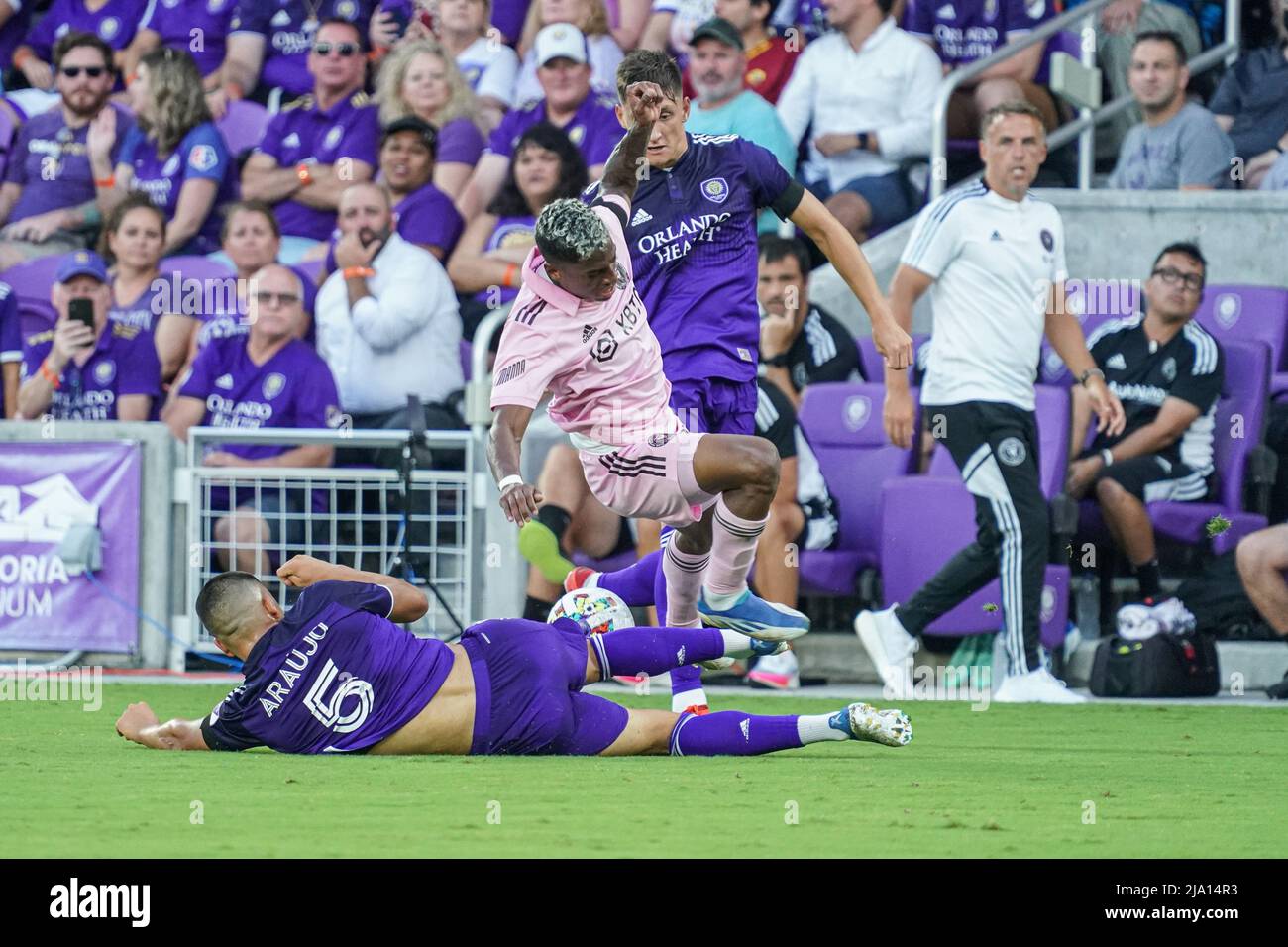 Orlando, Florida, USA, May 25, 2022, Orlando City SC player Cesar ...