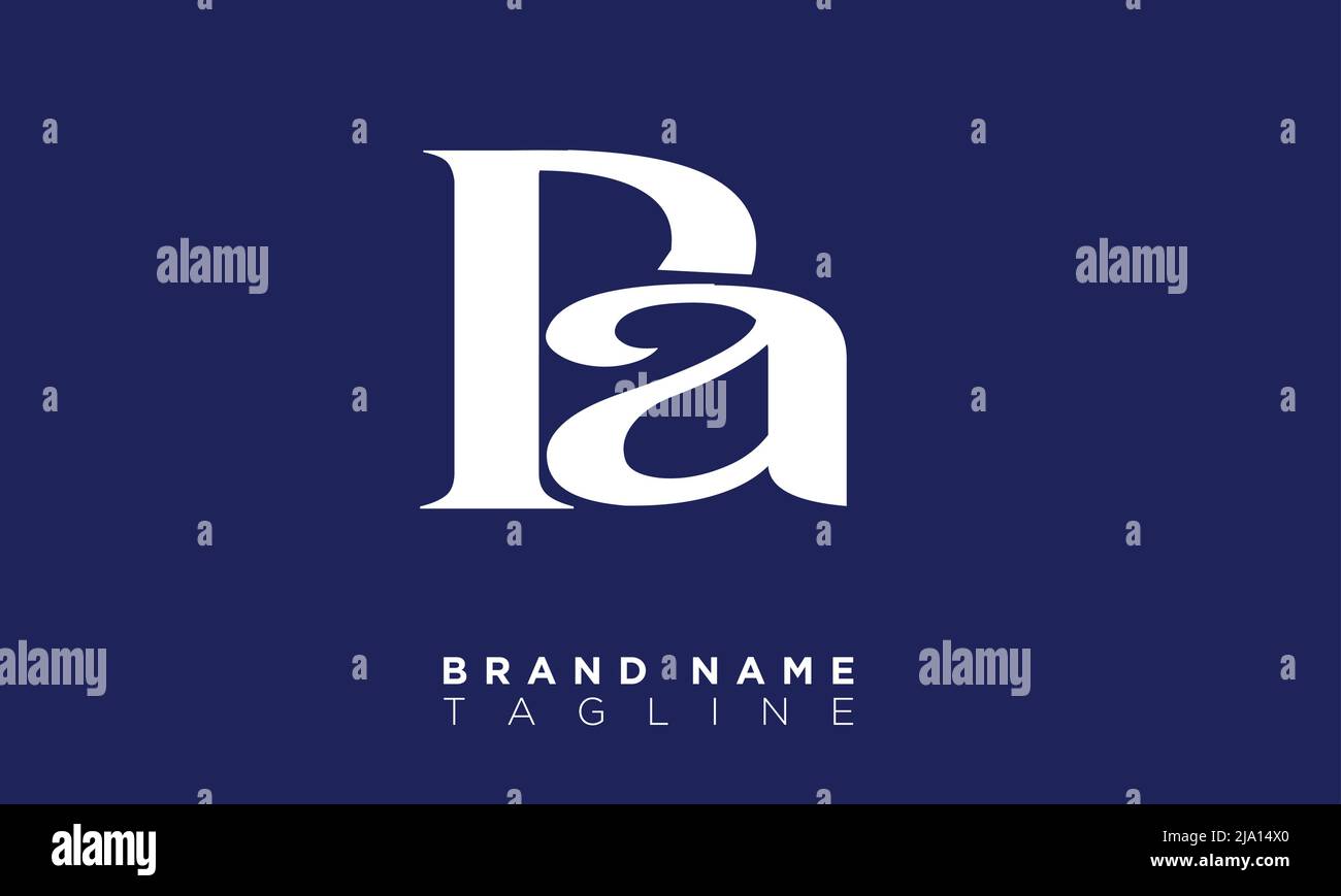 PA Alphabet letters Initials Monogram logo Stock Vector Image & Art - Alamy
