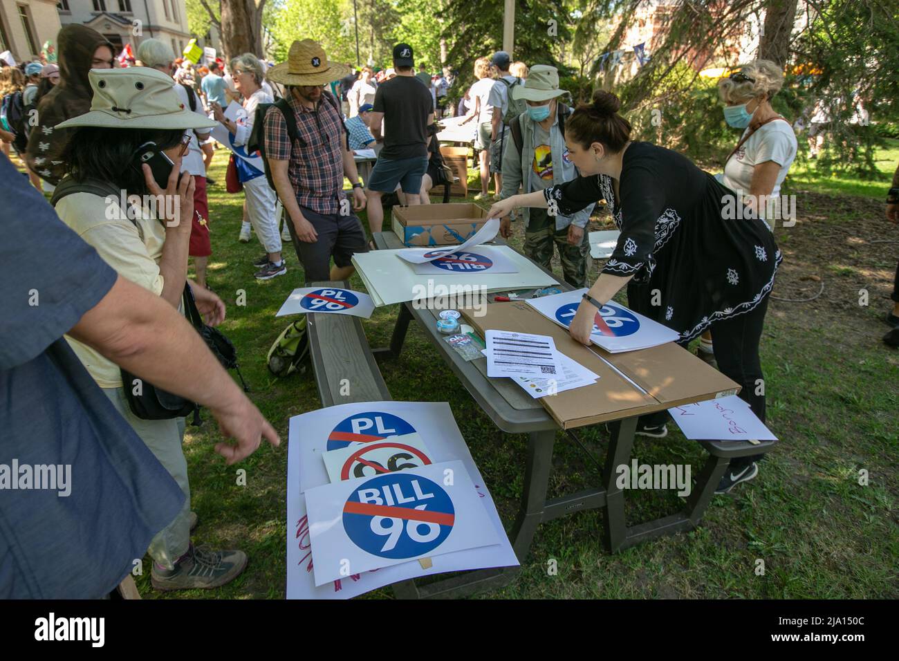 The largest protest against controversial French-language Bill 96 was ...