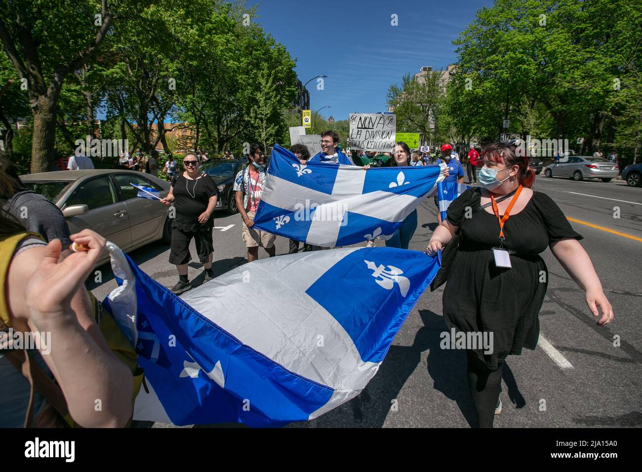The largest protest against controversial French-language Bill 96 was ...