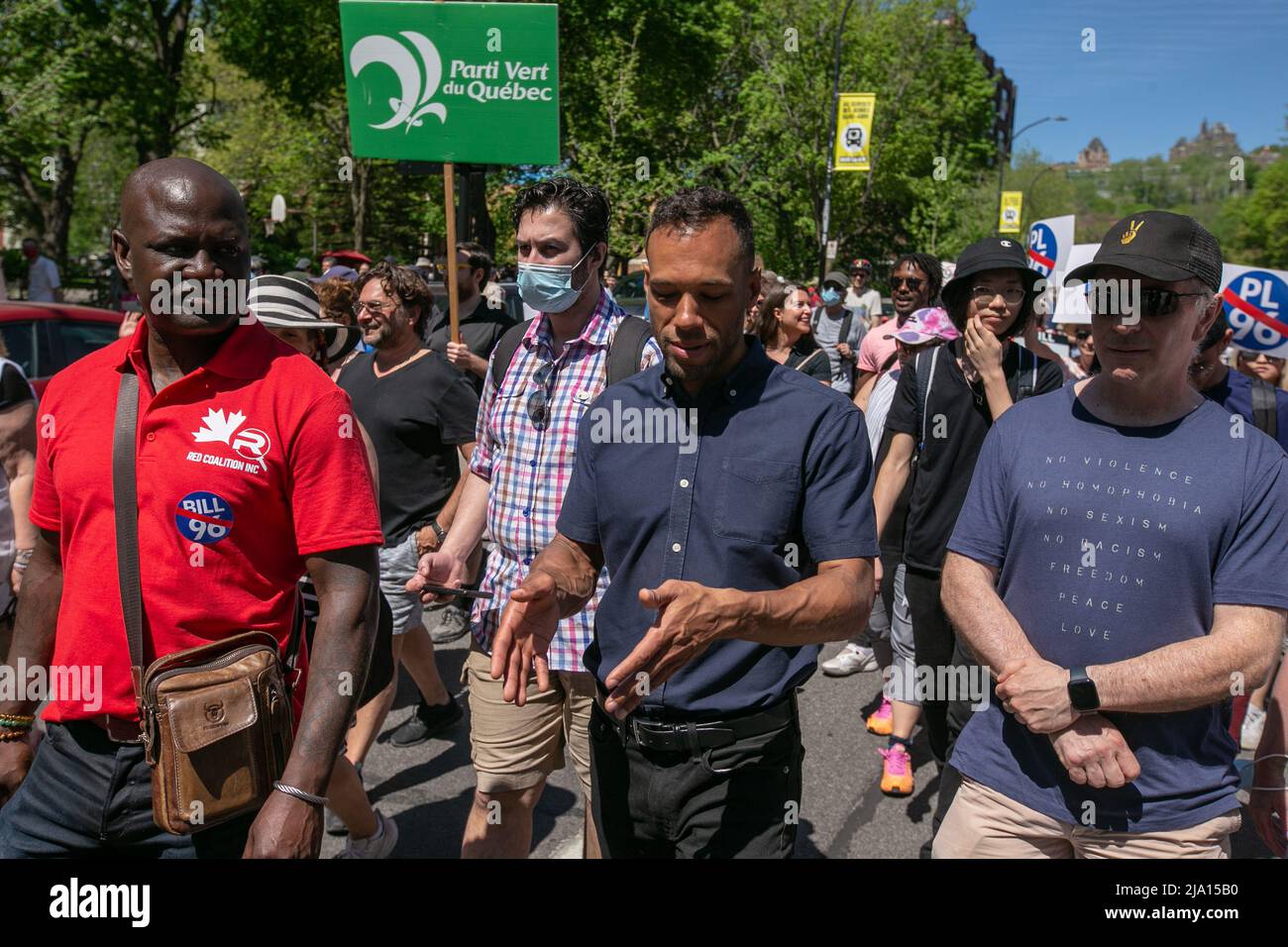Balarama Holness, Mouvement Montréal party candidate, joined the ...
