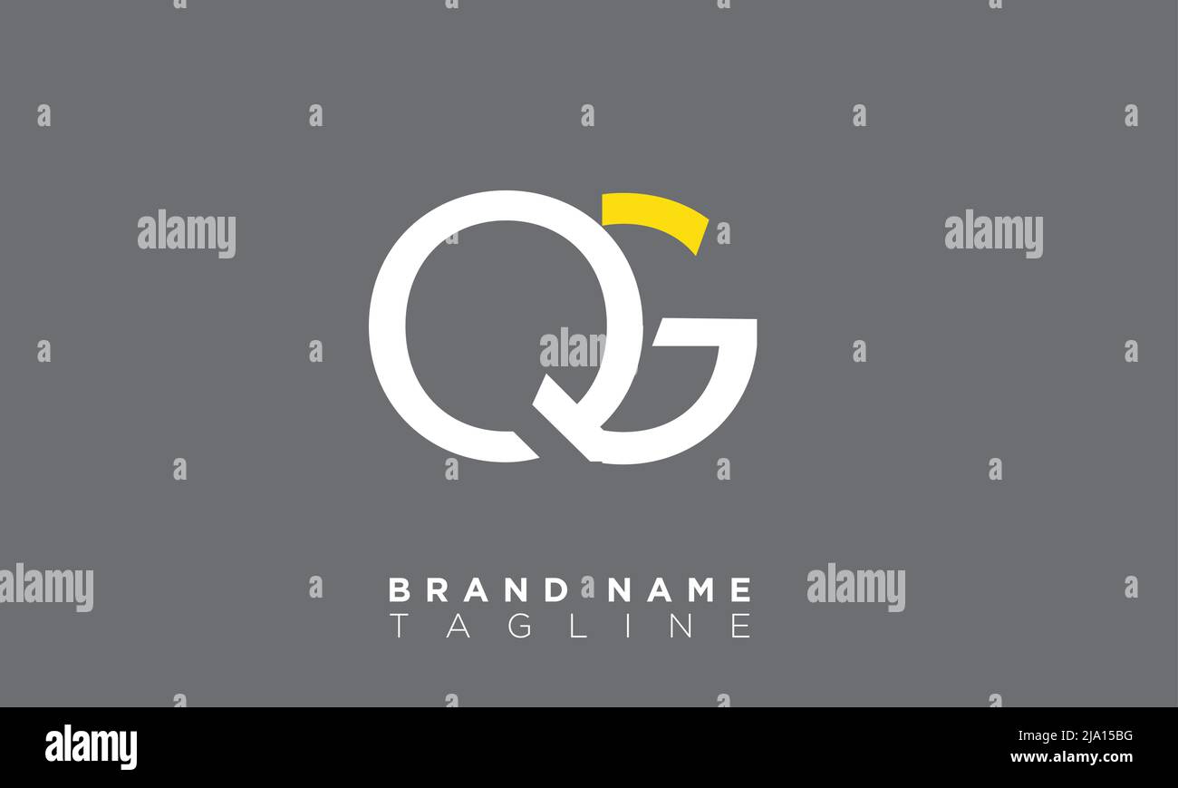 QG Alphabet letters Initials Monogram logo Stock Vector Image & Art - Alamy