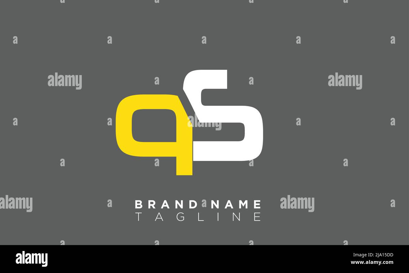 QS Alphabet letters Initials Monogram logo Stock Vector Image & Art - Alamy