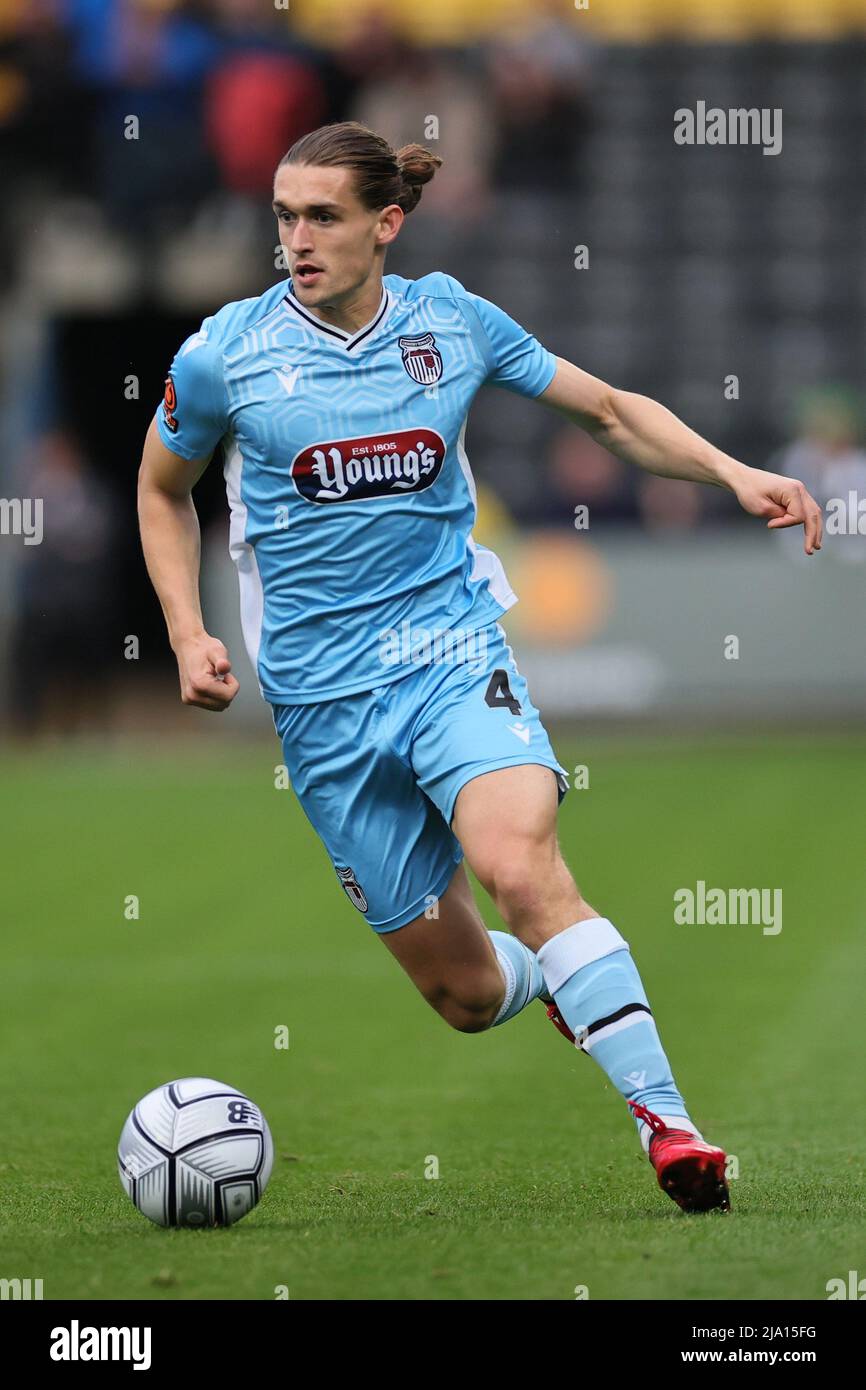 NOTTINGHAM, ENGLAND. MAY 23RD 2022. Ben Fox of Grimsby Town in action ...