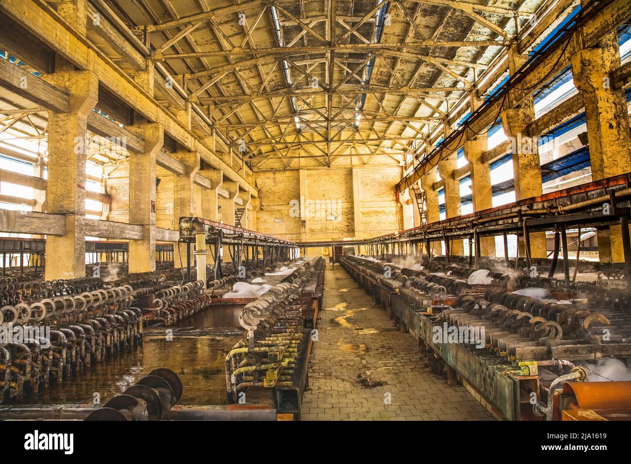Chinese Dirty Chemical Factory Guizhou China Stock Photo - Alamy