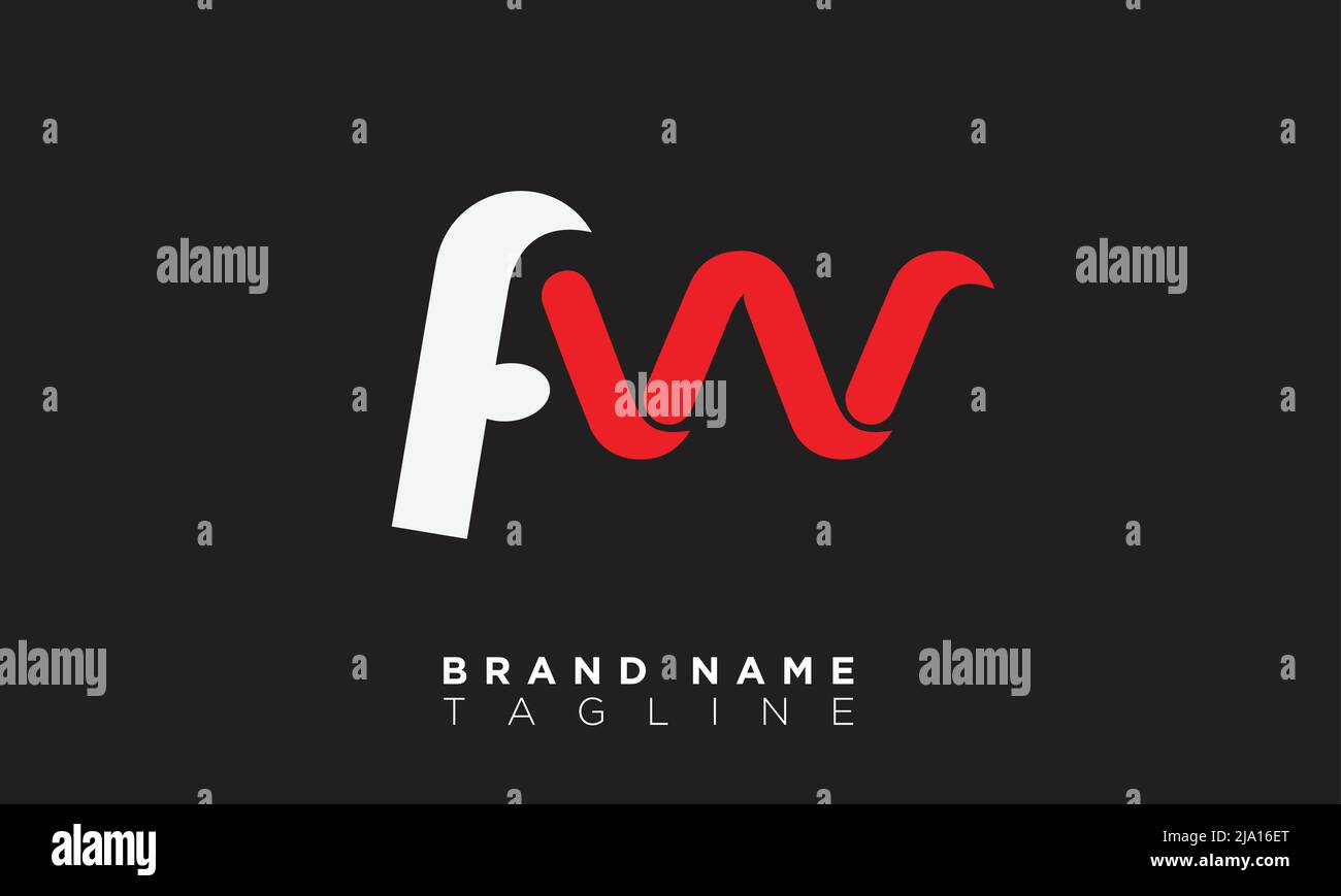 FW Alphabet letters Initials Monogram logo Stock Vector Image & Art - Alamy
