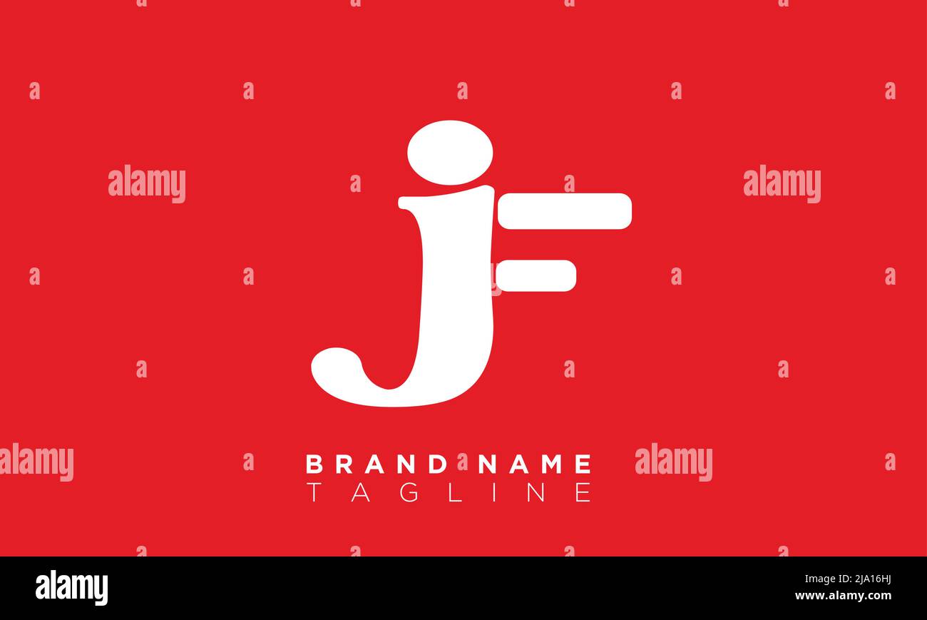 JF Alphabet letters Initials Monogram logo Stock Vector Image & Art - Alamy