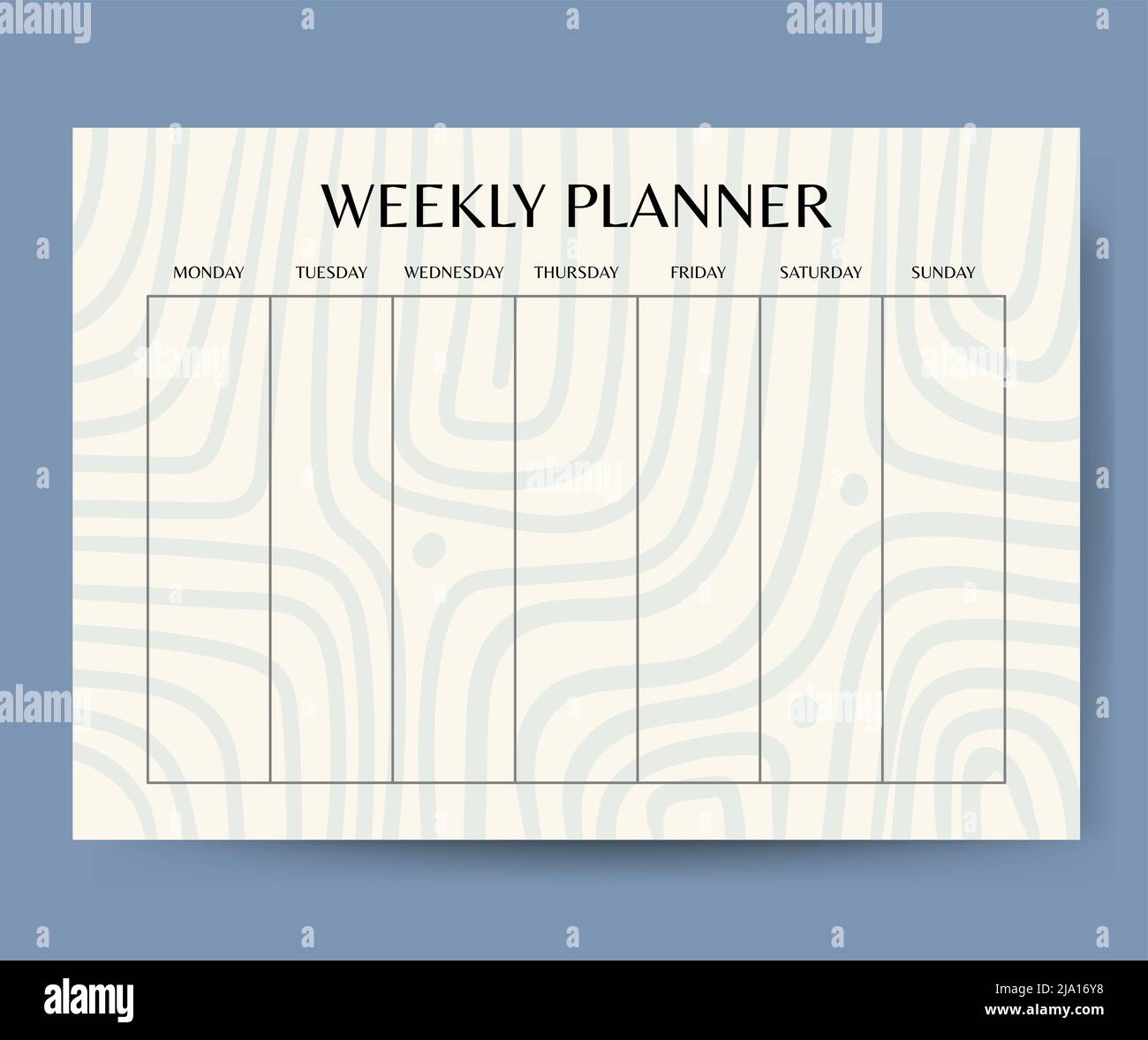 Printable weekly planner doodle page hi-res stock photography and ...
