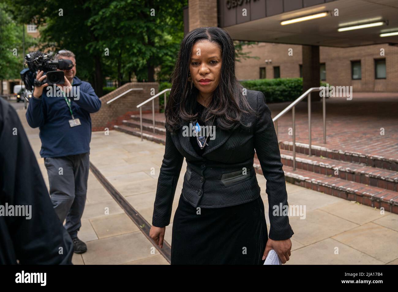 MP Claudia Webbe leaves Southwark Crown Court, south London, after she ...