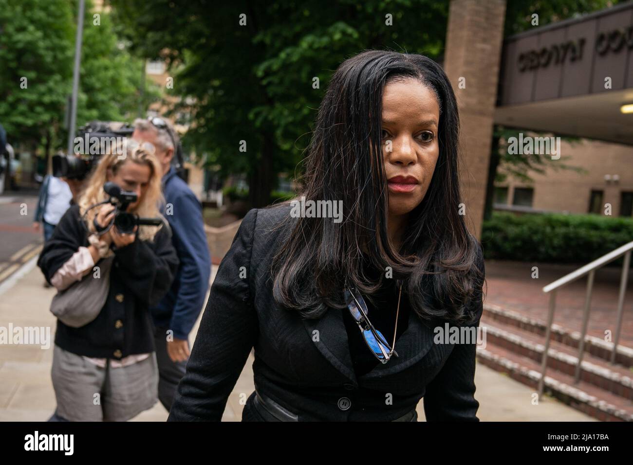 MP Claudia Webbe leaves Southwark Crown Court, south London, after she ...