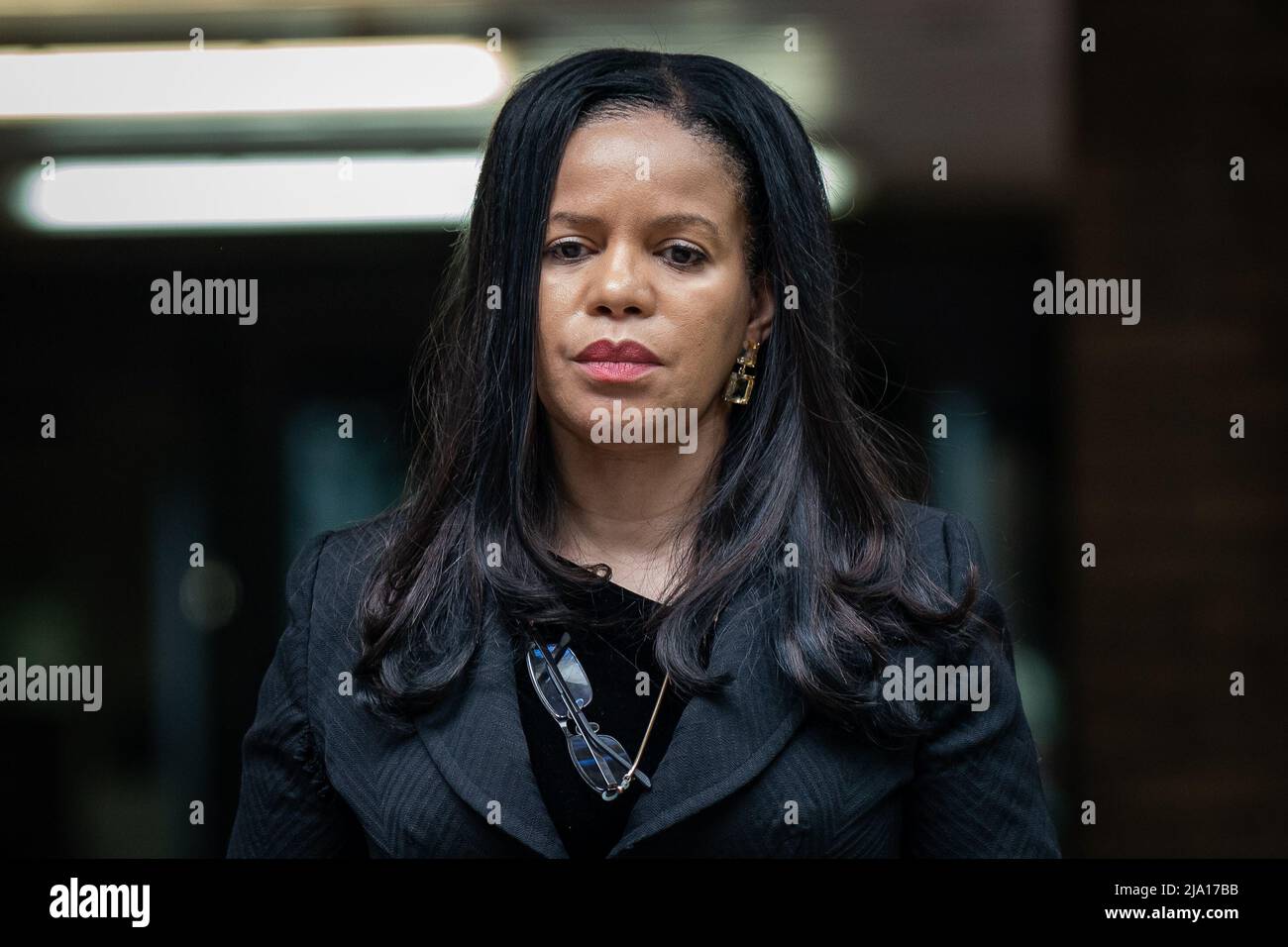 MP Claudia Webbe leaves Southwark Crown Court, south London, after she ...