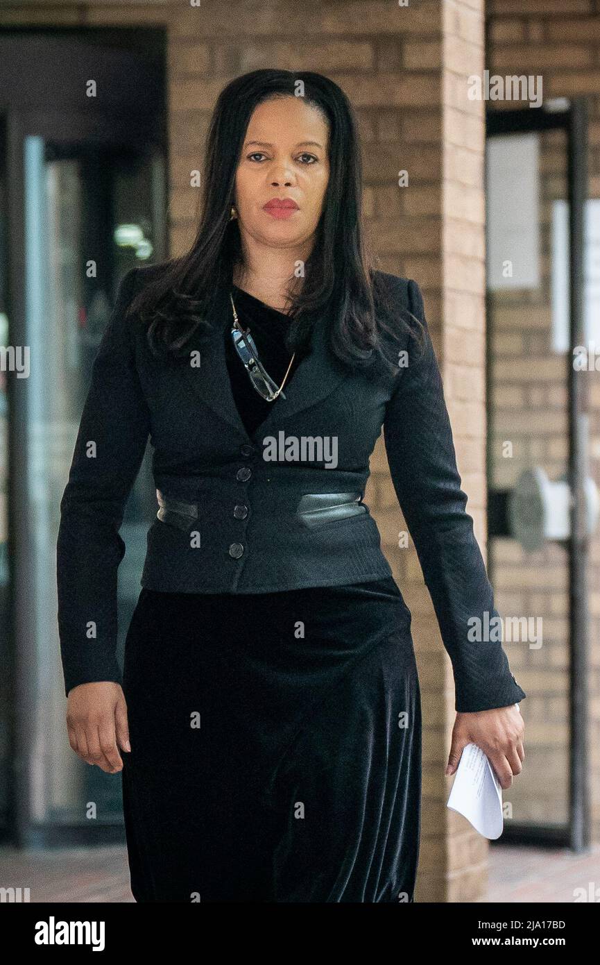 MP Claudia Webbe leaves Southwark Crown Court, south London, after she ...