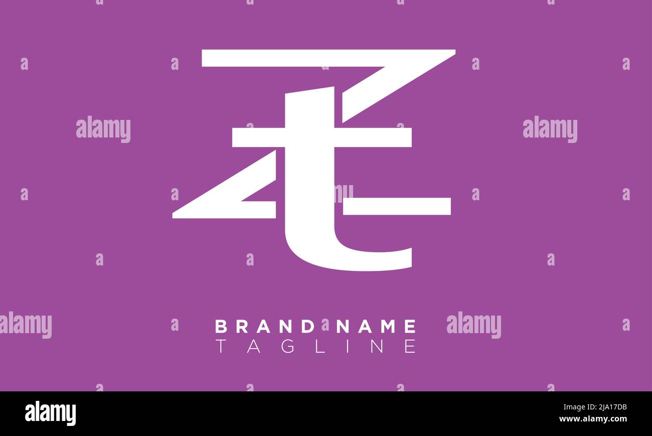ZT Alphabet letters Initials Monogram logo Stock Vector Image & Art - Alamy