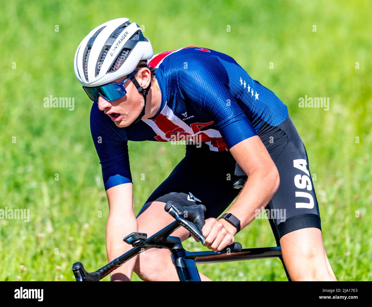 Puidoux Switzerland. 26th May, 2022:Vaughn Veendaal of USA is in action ...