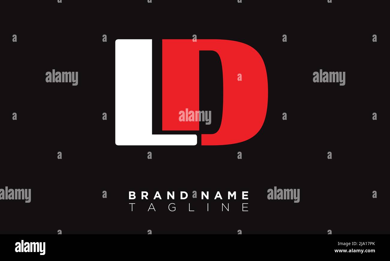 Letter ld logo hi-res stock photography and images - Alamy