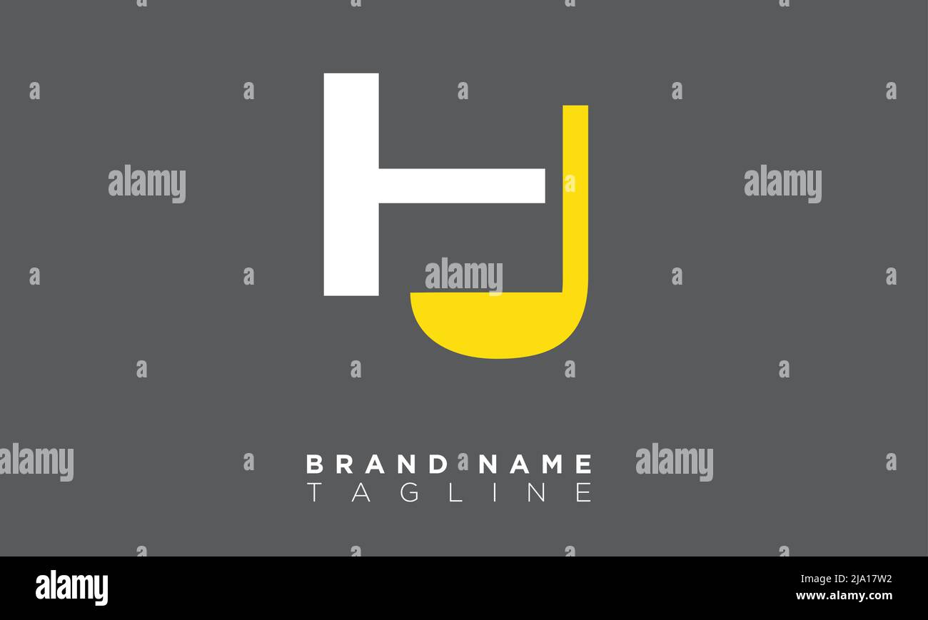 HJ Alphabet letters Initials Monogram logo Stock Vector Image & Art - Alamy