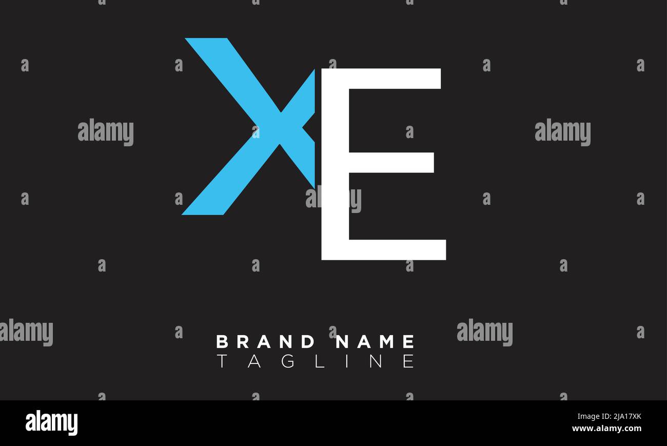 XE Alphabet letters Initials Monogram logo Stock Vector Image & Art - Alamy
