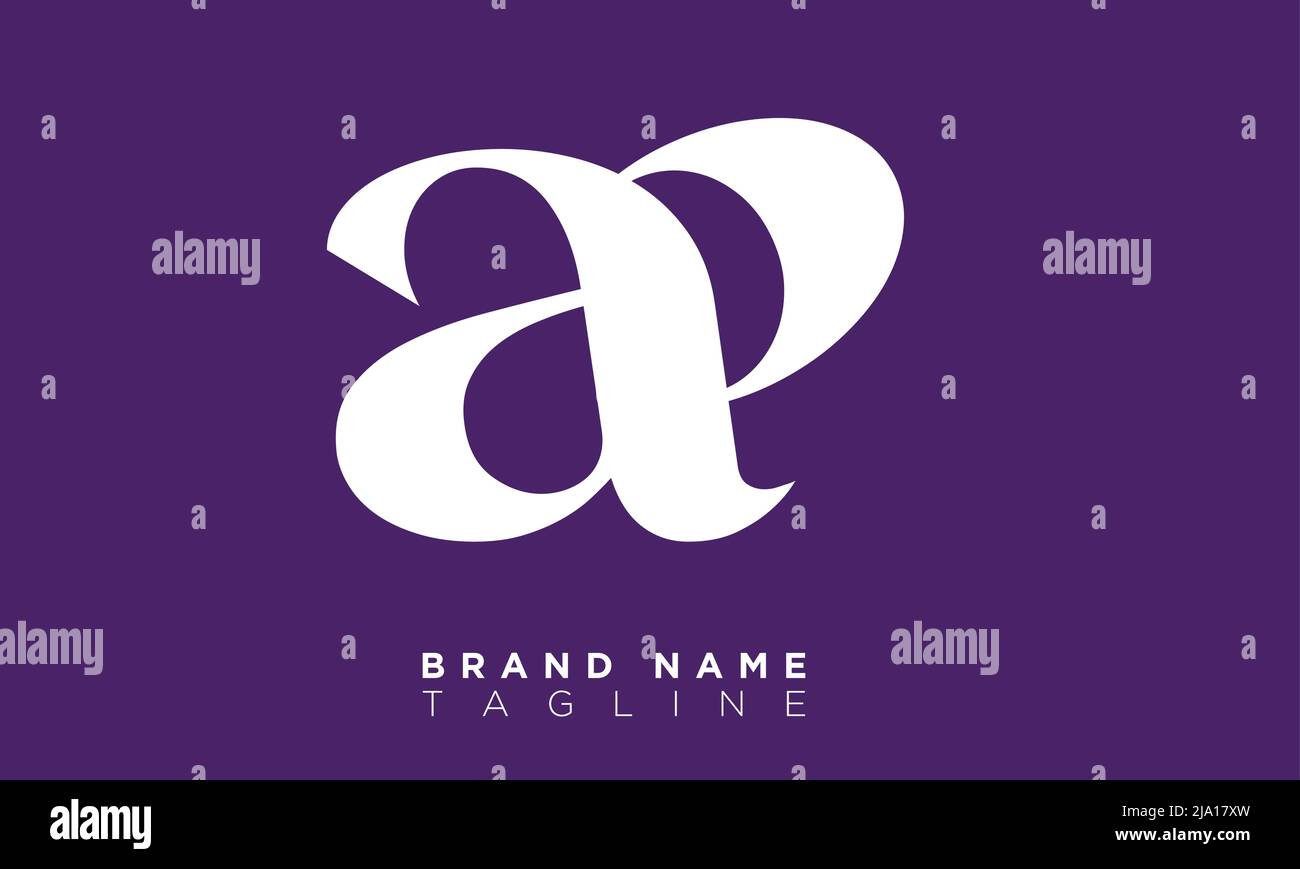 AP Alphabet letters Initials Monogram logo Stock Vector Image & Art - Alamy