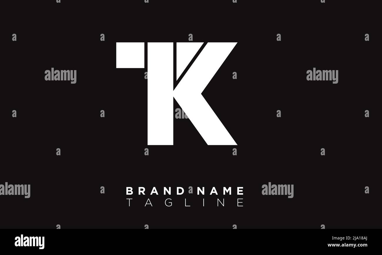 TK Alphabet letters Initials Monogram logo Stock Vector Image & Art - Alamy