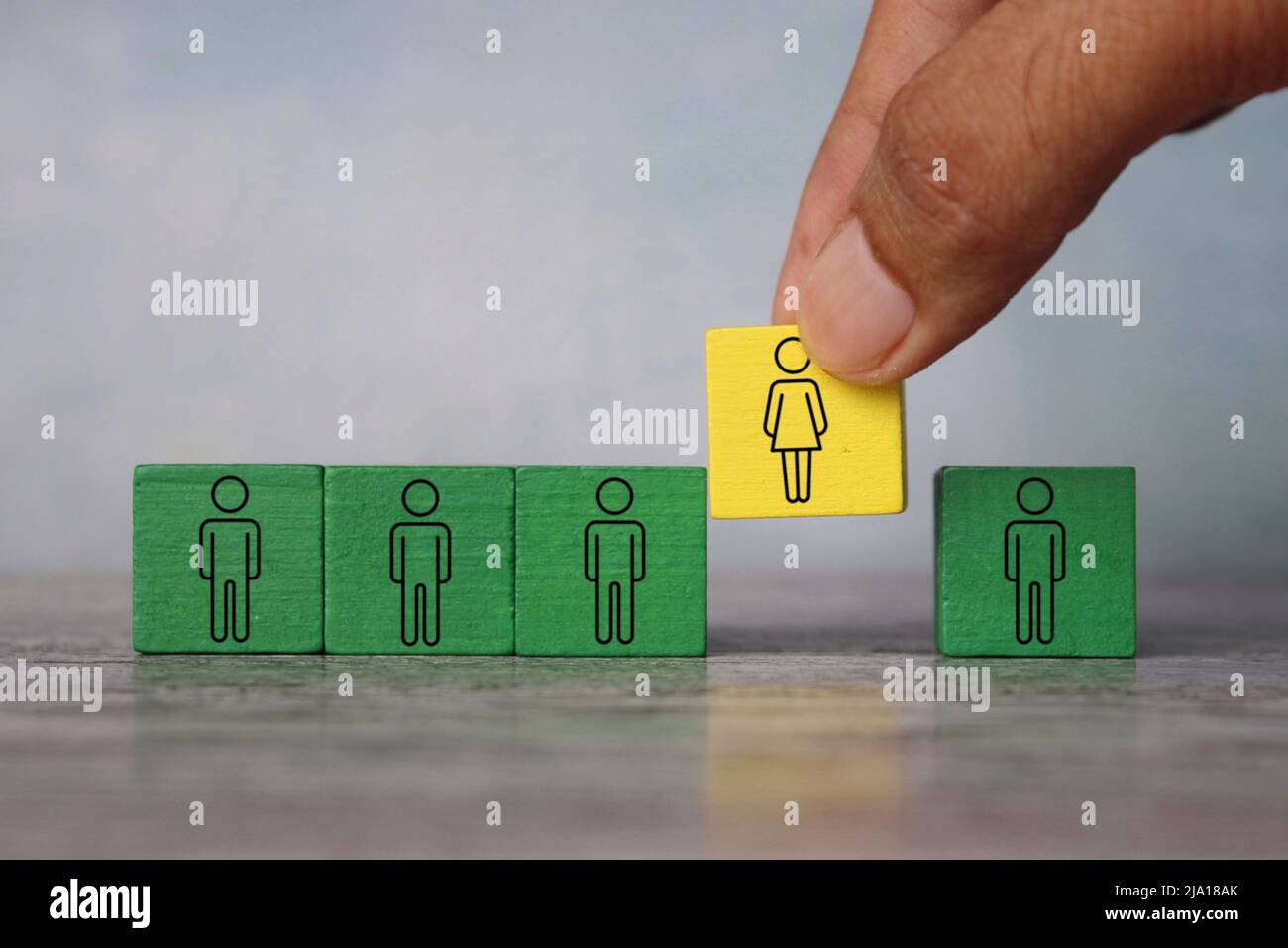 Hand put female into the male team. Create gender balance in the ...