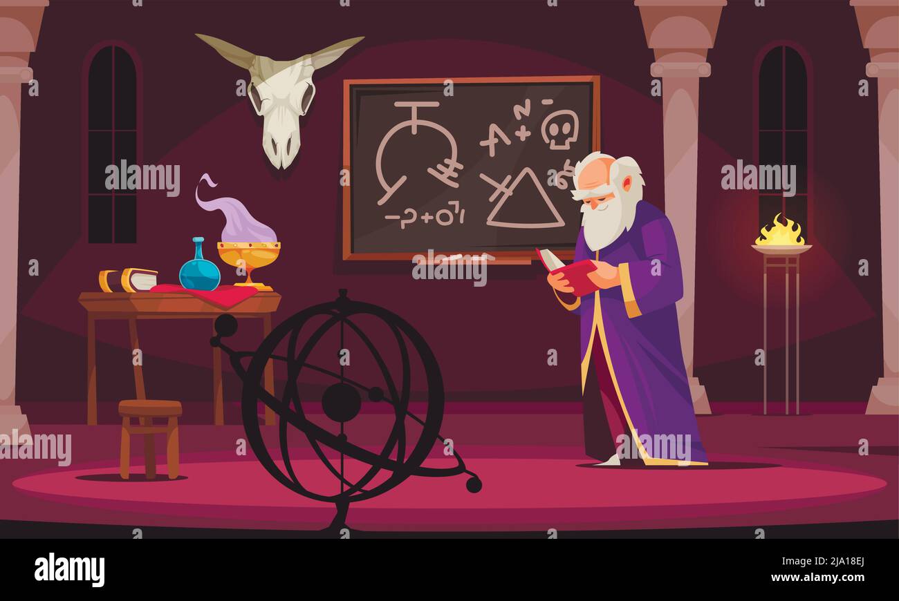 Alchemical wallpaper Stock Vector Images - Alamy