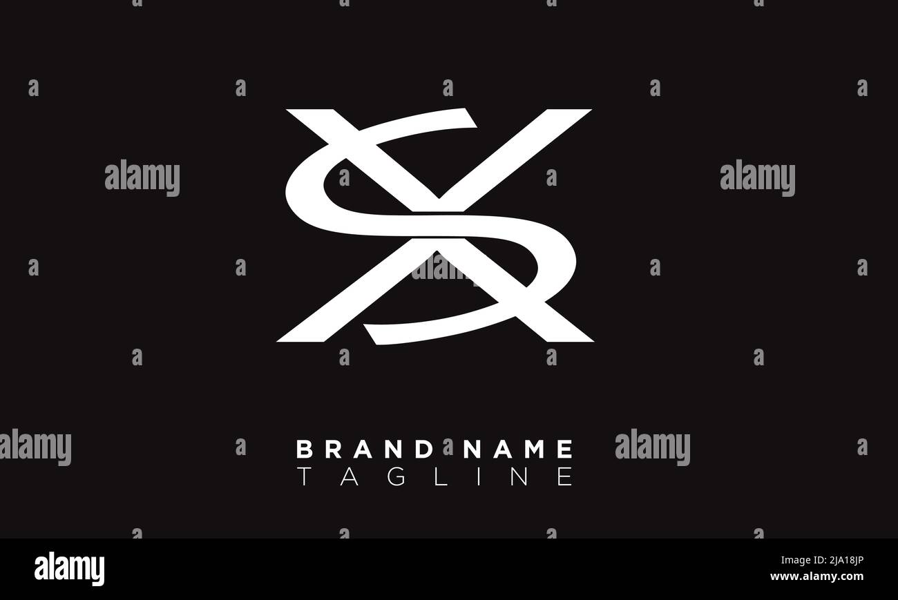Letter sx vector vectors hi-res stock photography and images - Alamy