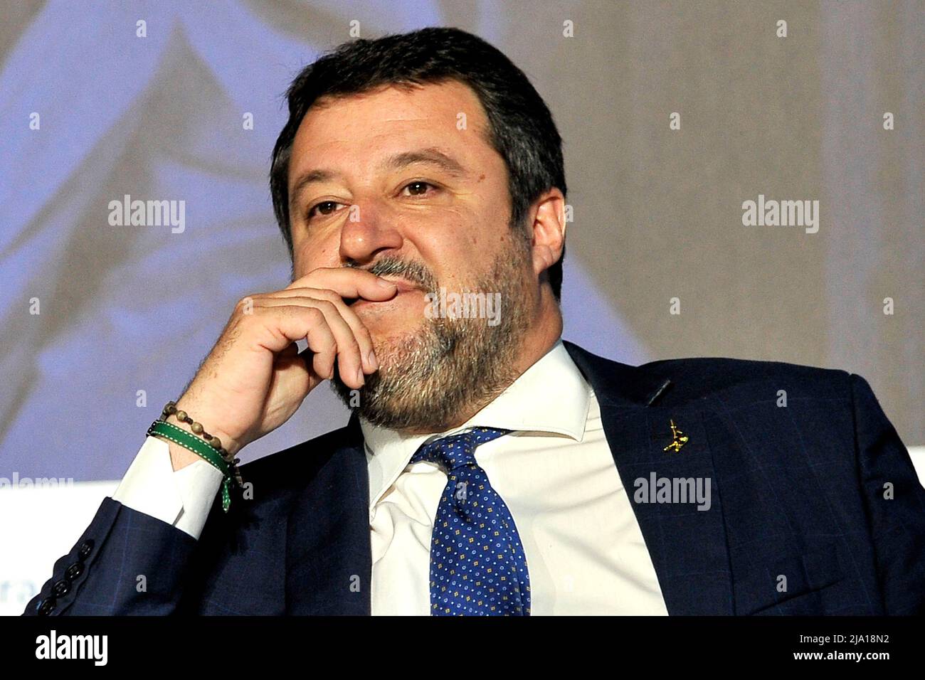 Matteo Salvini Former Member of the European Parliament, during the ...