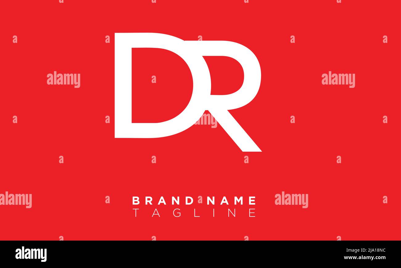 DR Alphabet letters Initials Monogram logo Stock Vector Image & Art - Alamy