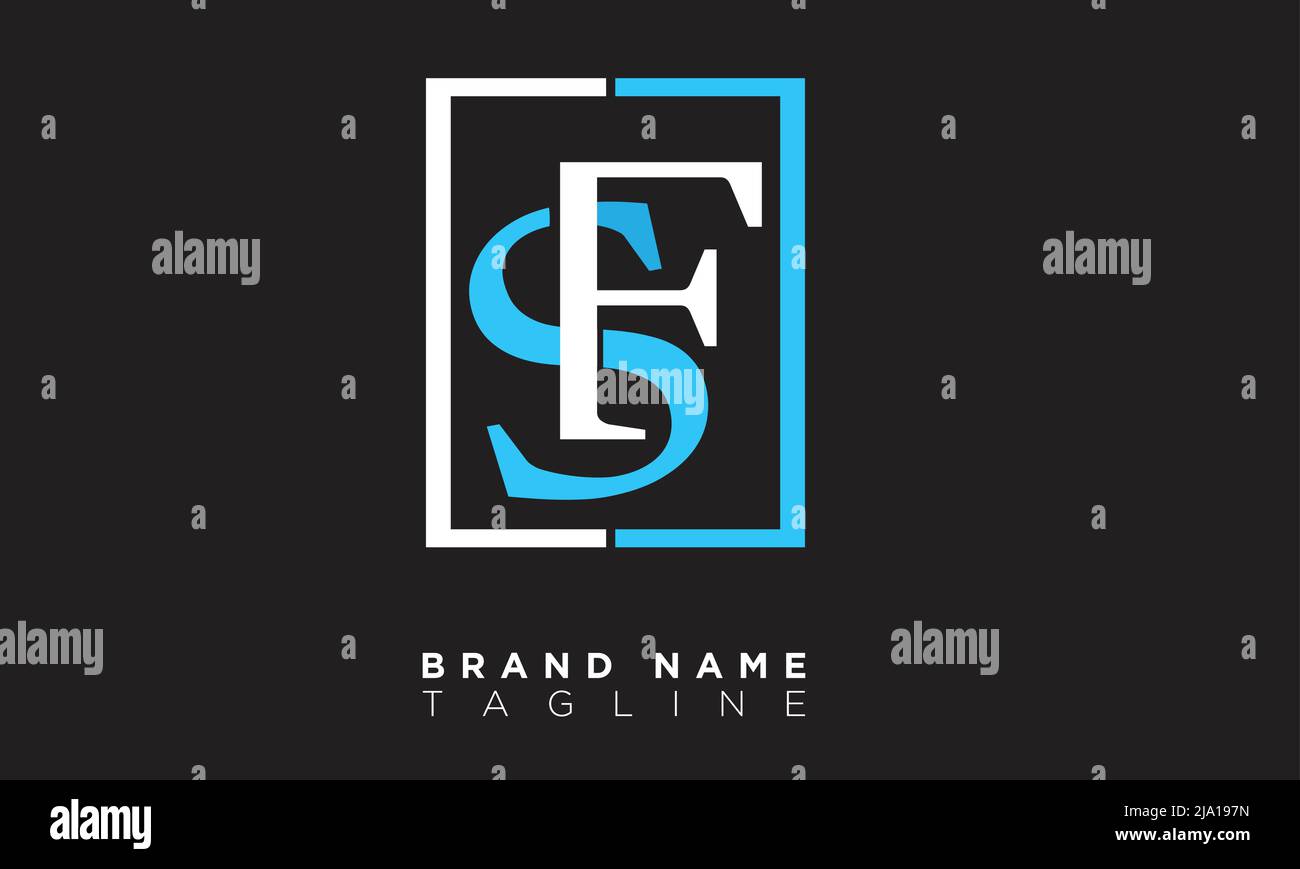 SF Alphabet letters Initials Monogram logo Stock Vector Image & Art - Alamy