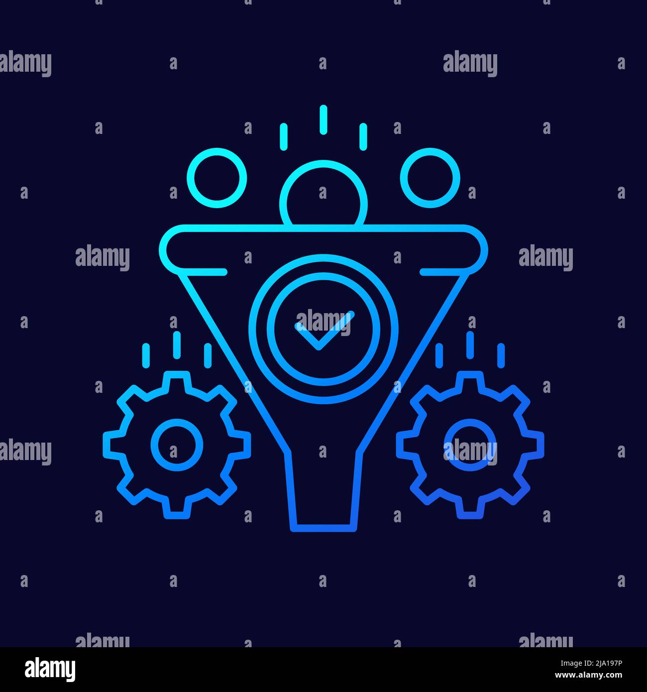 Conversion rate optimization or CRO line icon Stock Vector Image & Art ...