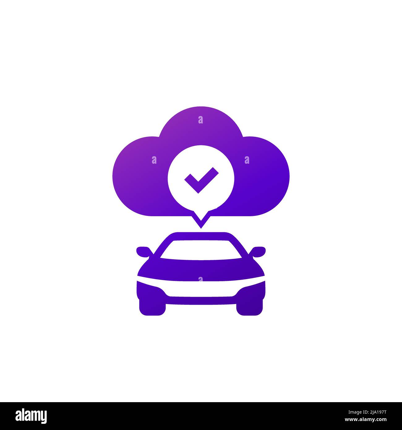 cloud solution for transport, cars icon Stock Vector Image & Art - Alamy