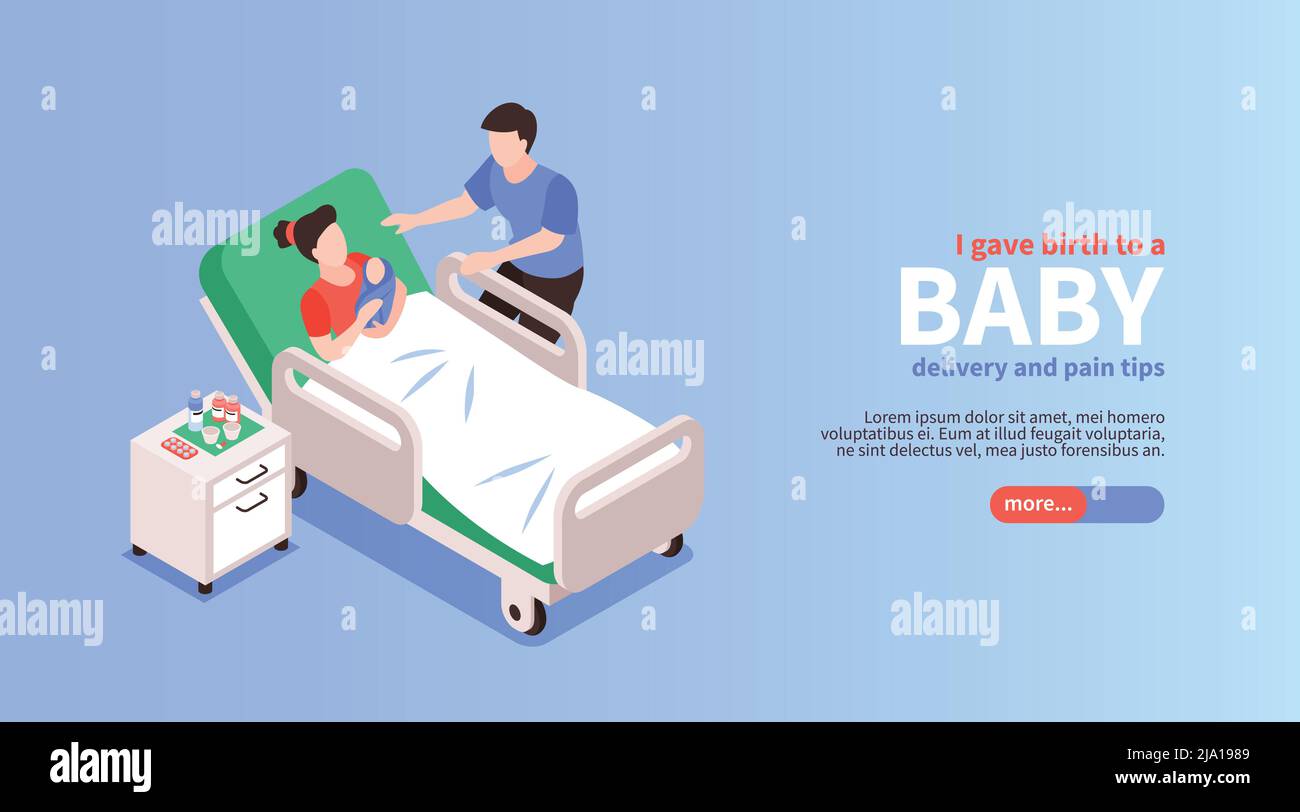 Father birth delivery Stock Vector Images - Alamy