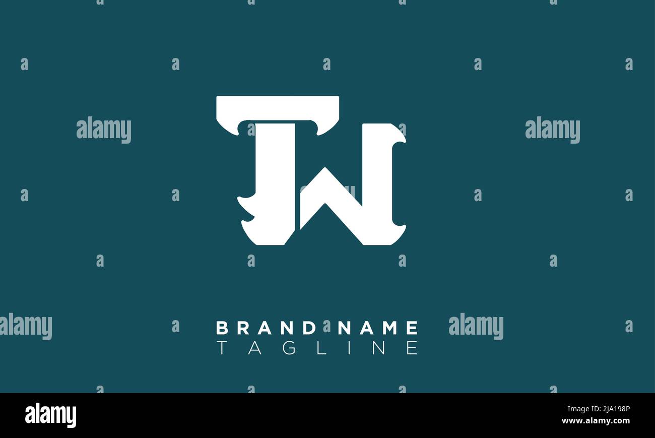 Tw logo hi-res stock photography and images - Alamy