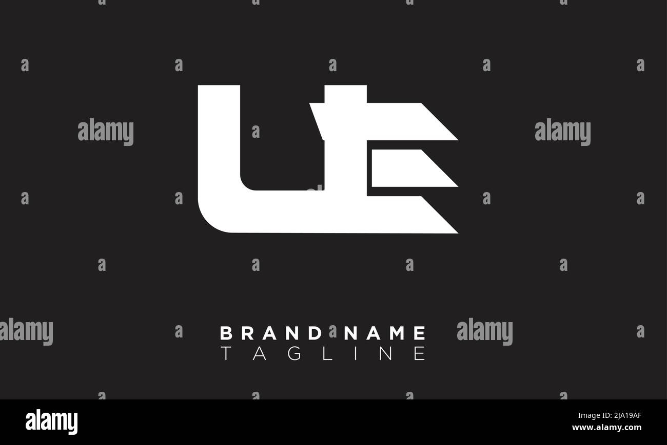 UE Alphabet letters Initials Monogram logo Stock Vector Image & Art - Alamy