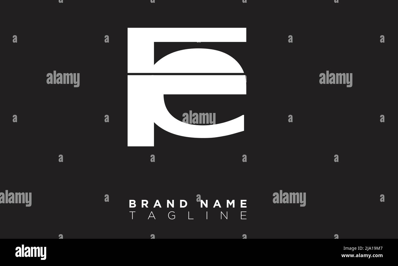 FE Alphabet letters Initials Monogram logo Stock Vector Image & Art - Alamy