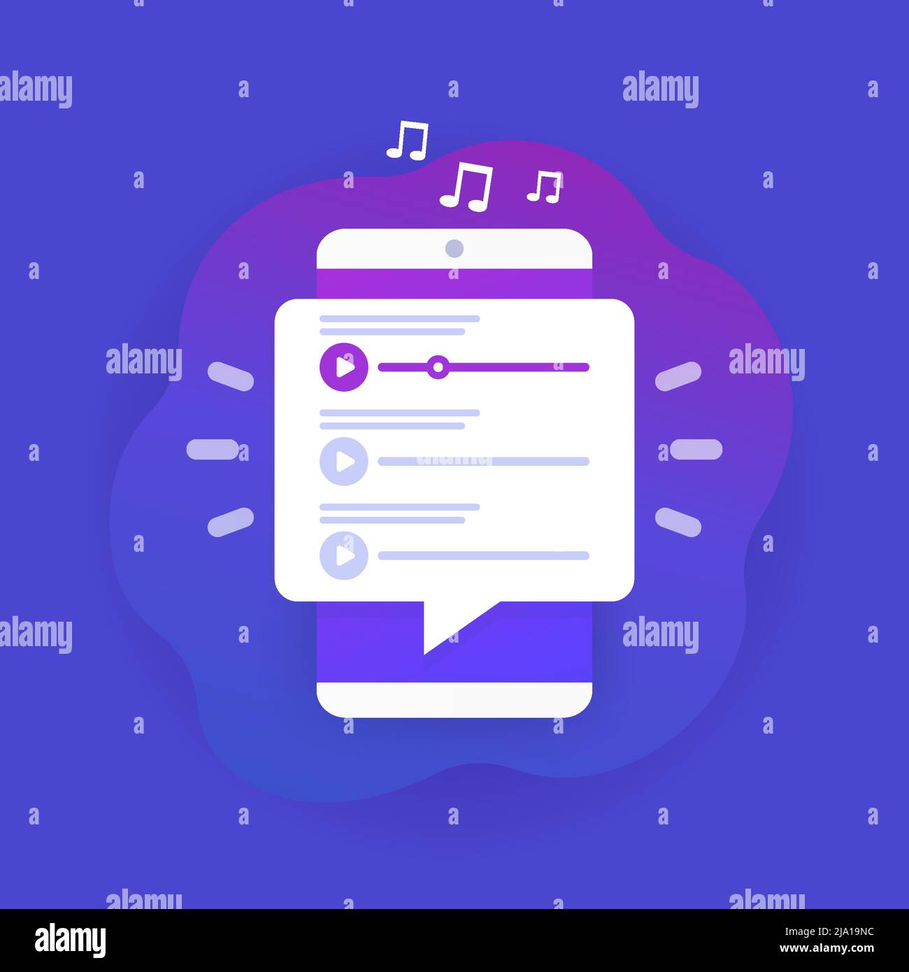 Song playlist Stock Vector Images - Alamy