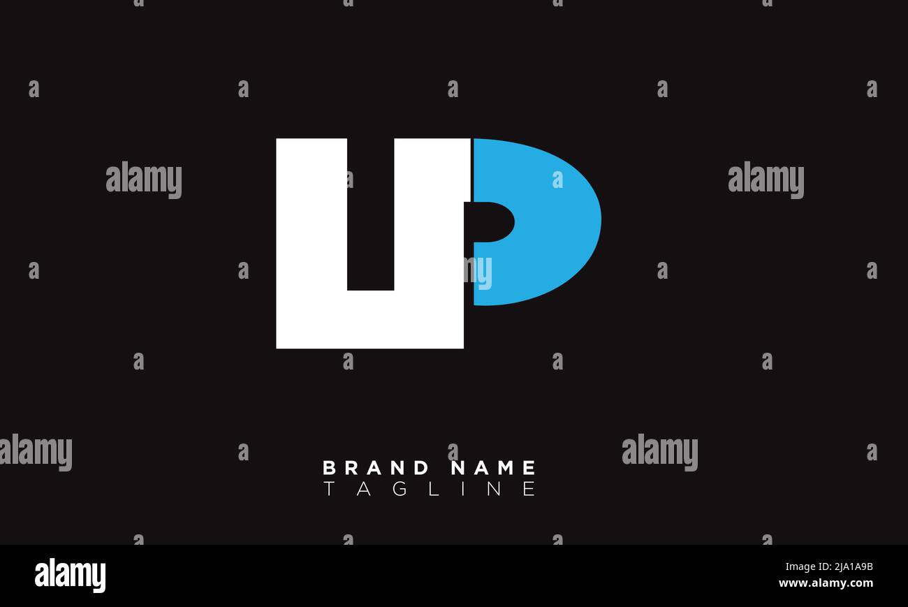 Initial up logo hi-res stock photography and images - Alamy