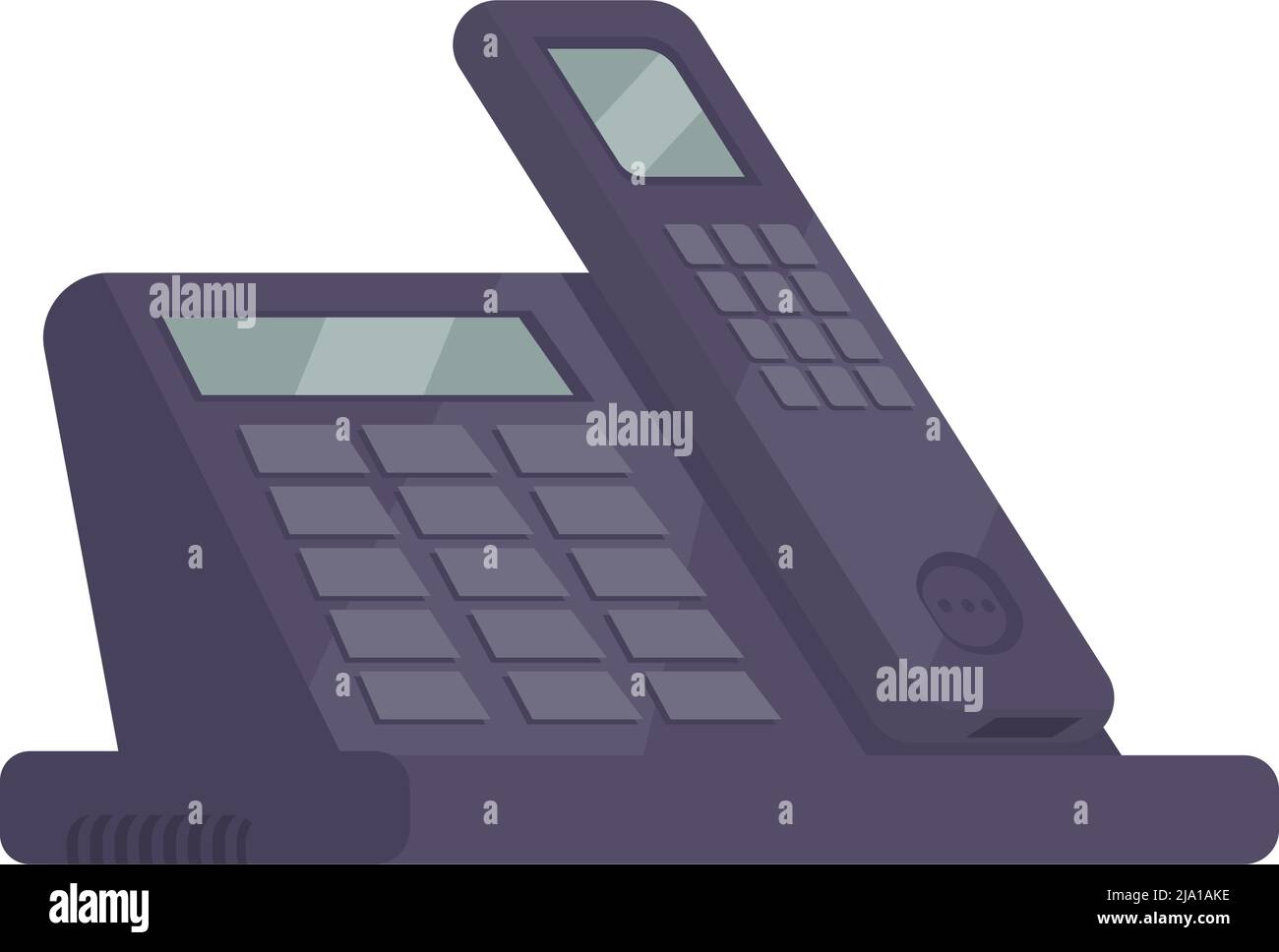 President workplace official residence composition with isolated image ...