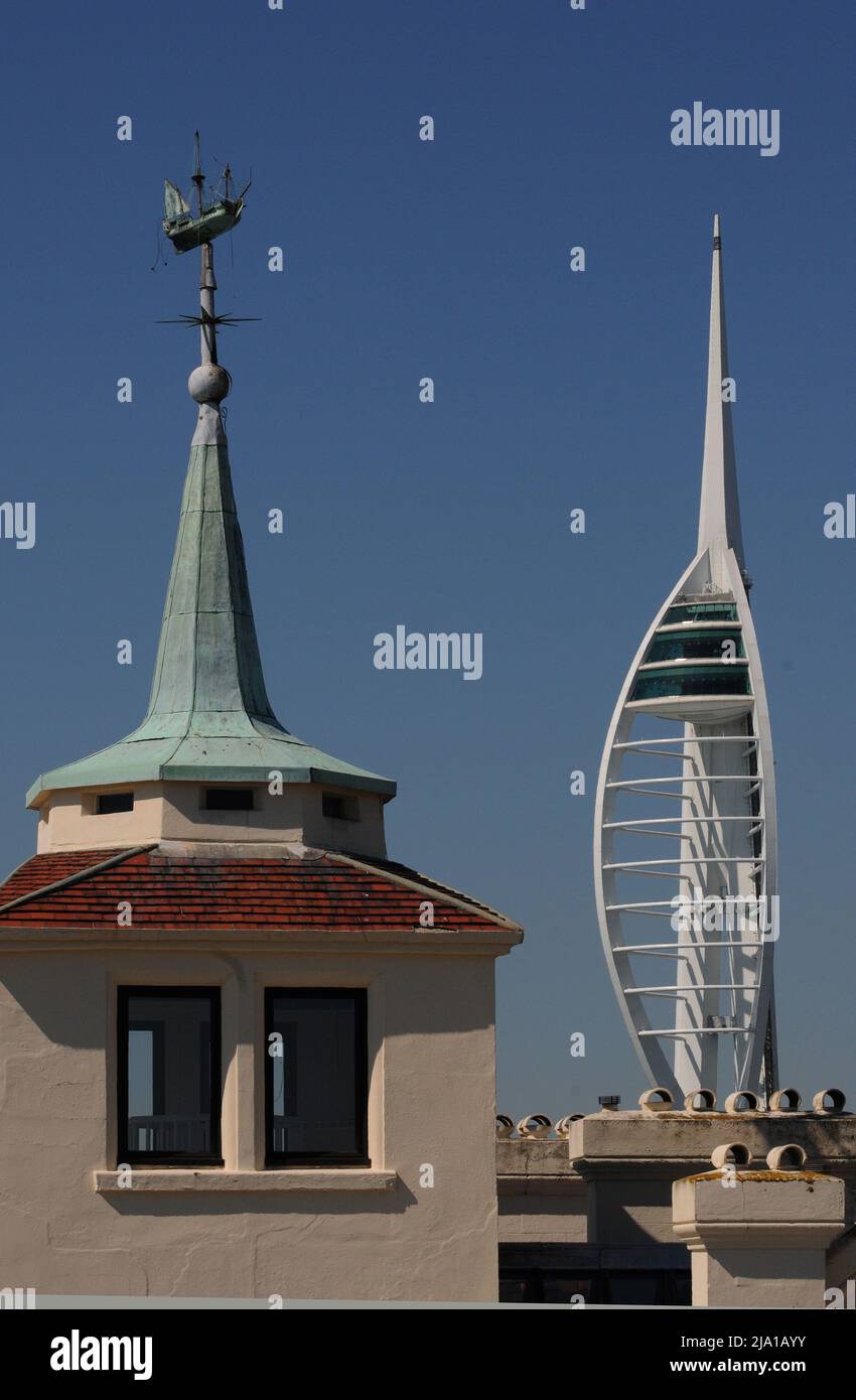 THE SPINNAKER TOWER FROM OLD PORTSMOUTH PIC MIKE WALKER 2010 Stock ...