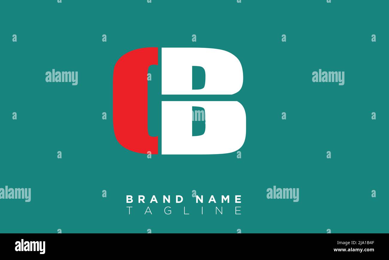 Cb letter logo Stock Vector Images - Alamy