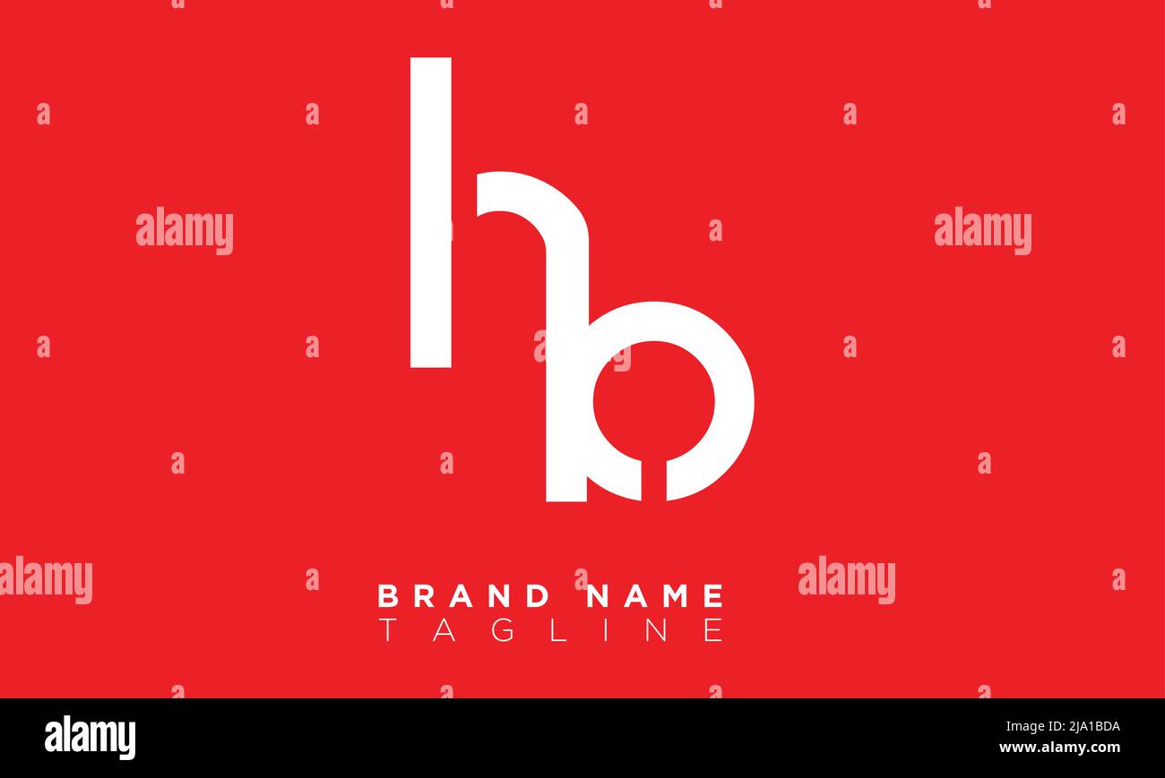 Letter hb logo hi-res stock photography and images - Alamy