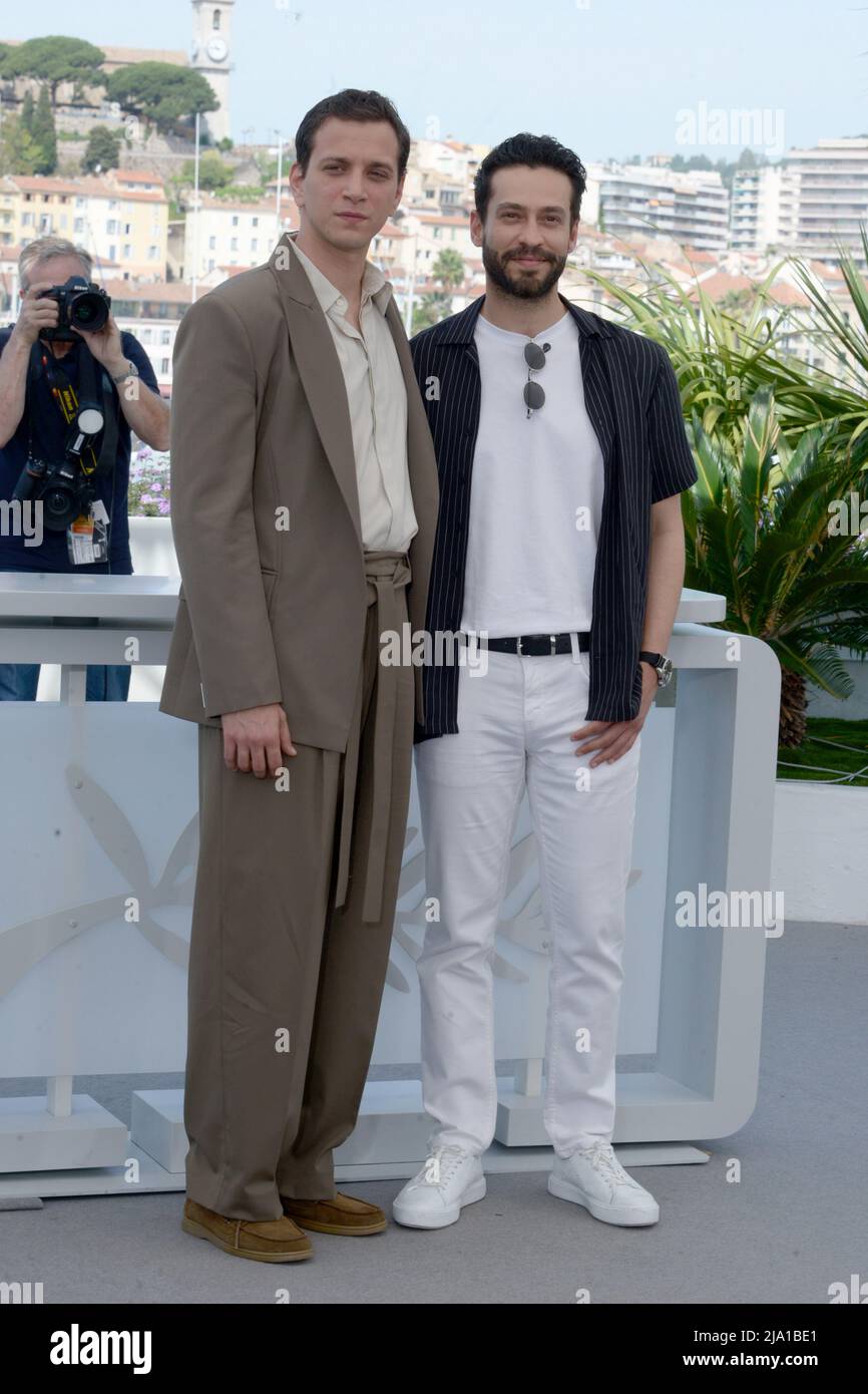 May 24, 2022, CANNES, France: CANNES, FRANCE - MAY 24: (L to R) Ekin ...