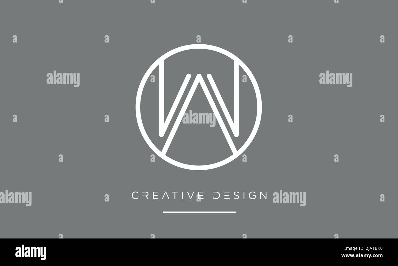 Alphabets w Stock Vector Images - Alamy