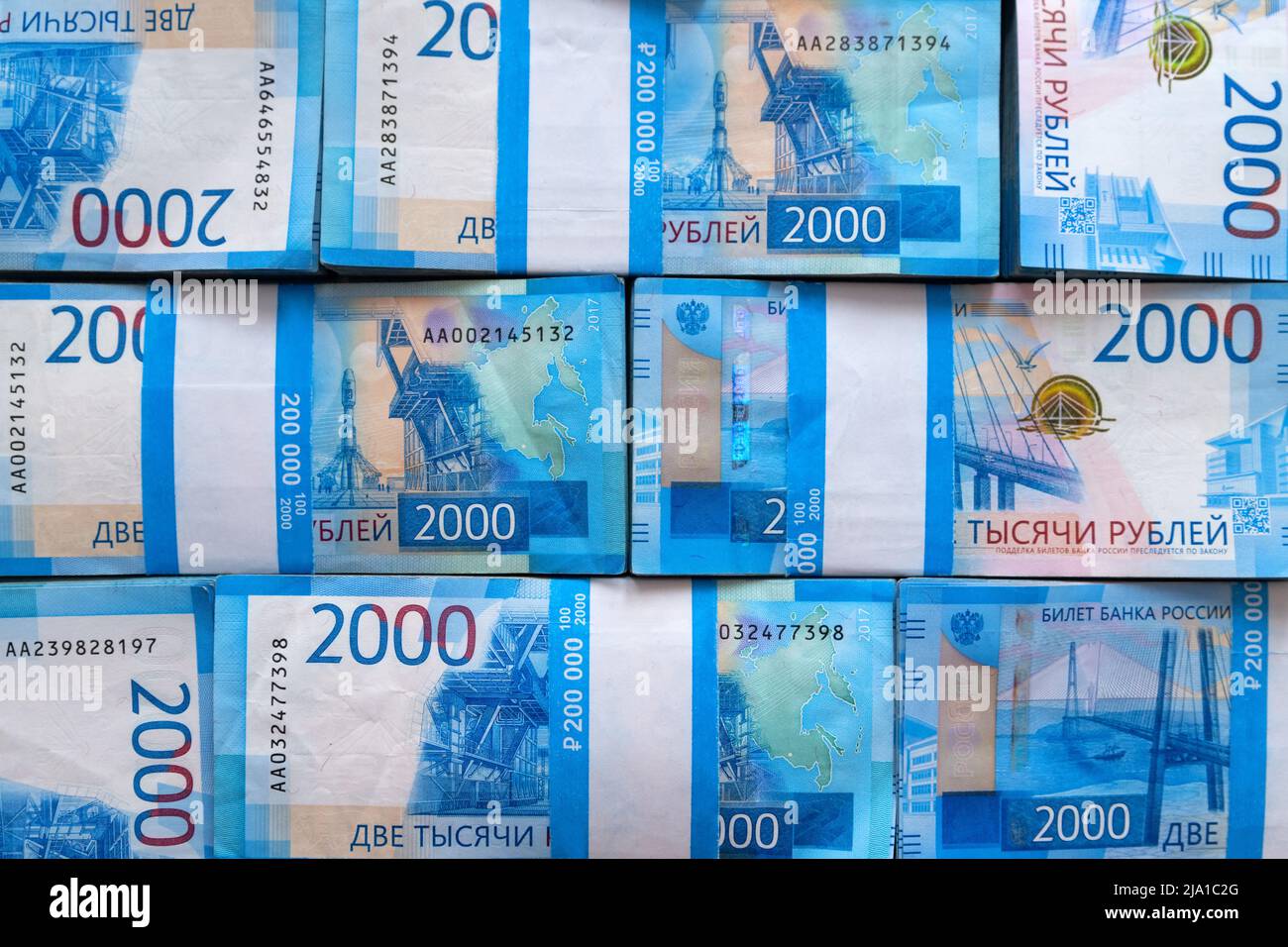 Pile of Russian rubles. Money background. Business concept. Salary ...